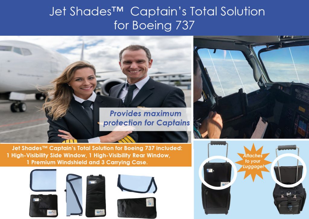 Jet Shades | Commercial Pilot Solutions for Boeing 737