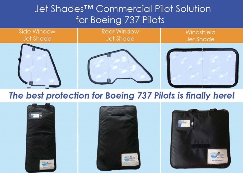 Jet Shades | Commercial Pilot Solutions for Boeing 737