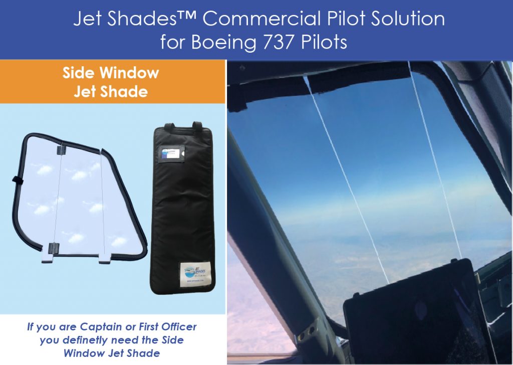 Jet Shades | Commercial Pilot Solutions for Boeing 737