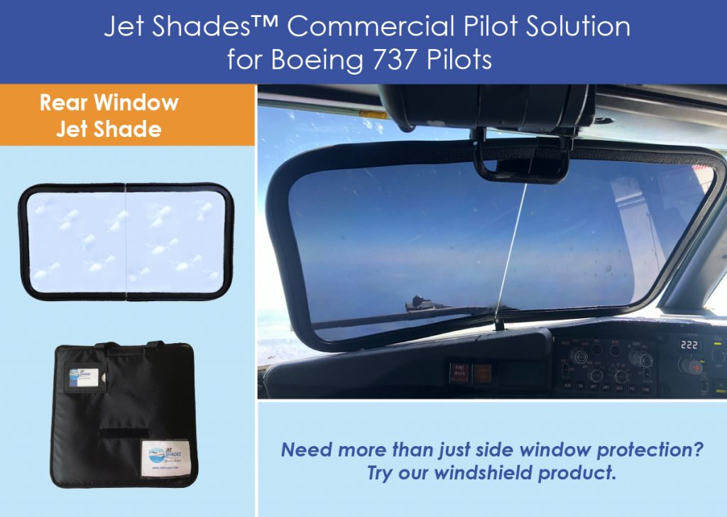 Jet Shades | Commercial Pilot Solutions for Boeing 737
