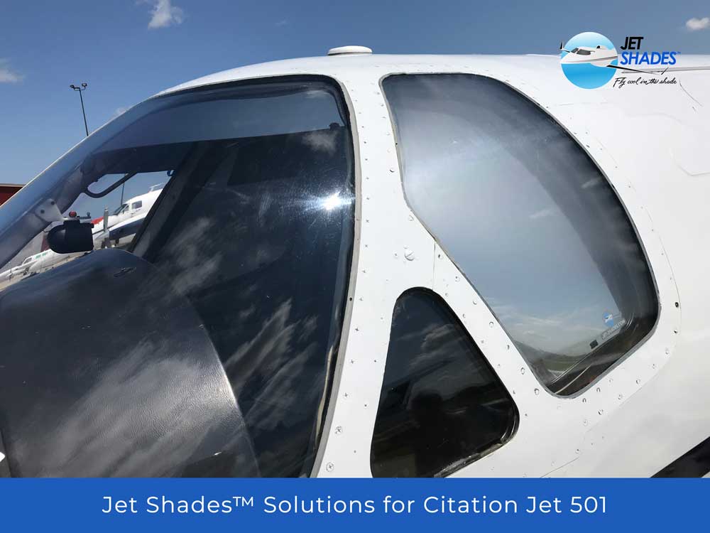 Citation I (Model 500) Cockpit Sun Solutions | Jet Shades