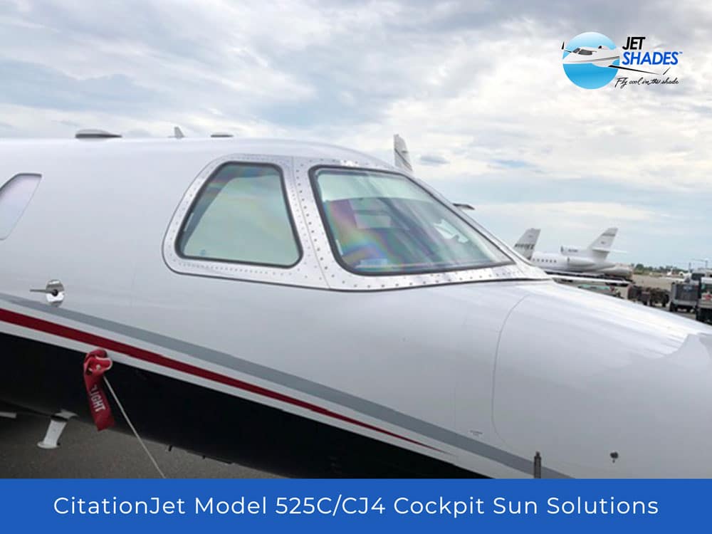 Citation CJ4 (Model 525C) Cockpit Sun Solutions | Jet Shades