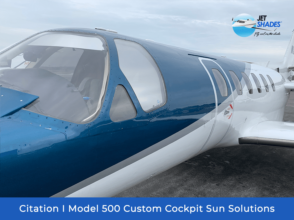 Citation I (Model 500) Cockpit Sun Solutions | Jet Shades