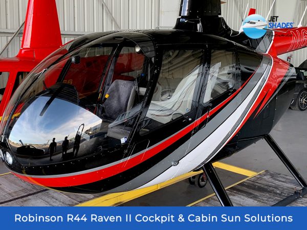 Robinson R44 Raven II Cockpit & Cabin Sun Solutions - Jet Shades, LLC