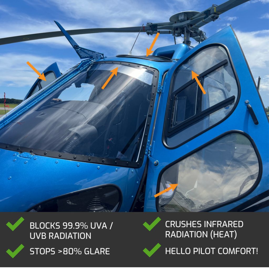 Airbus H125 / AS350 Jet Shades Generation 2 Professional Series - Jet ...
