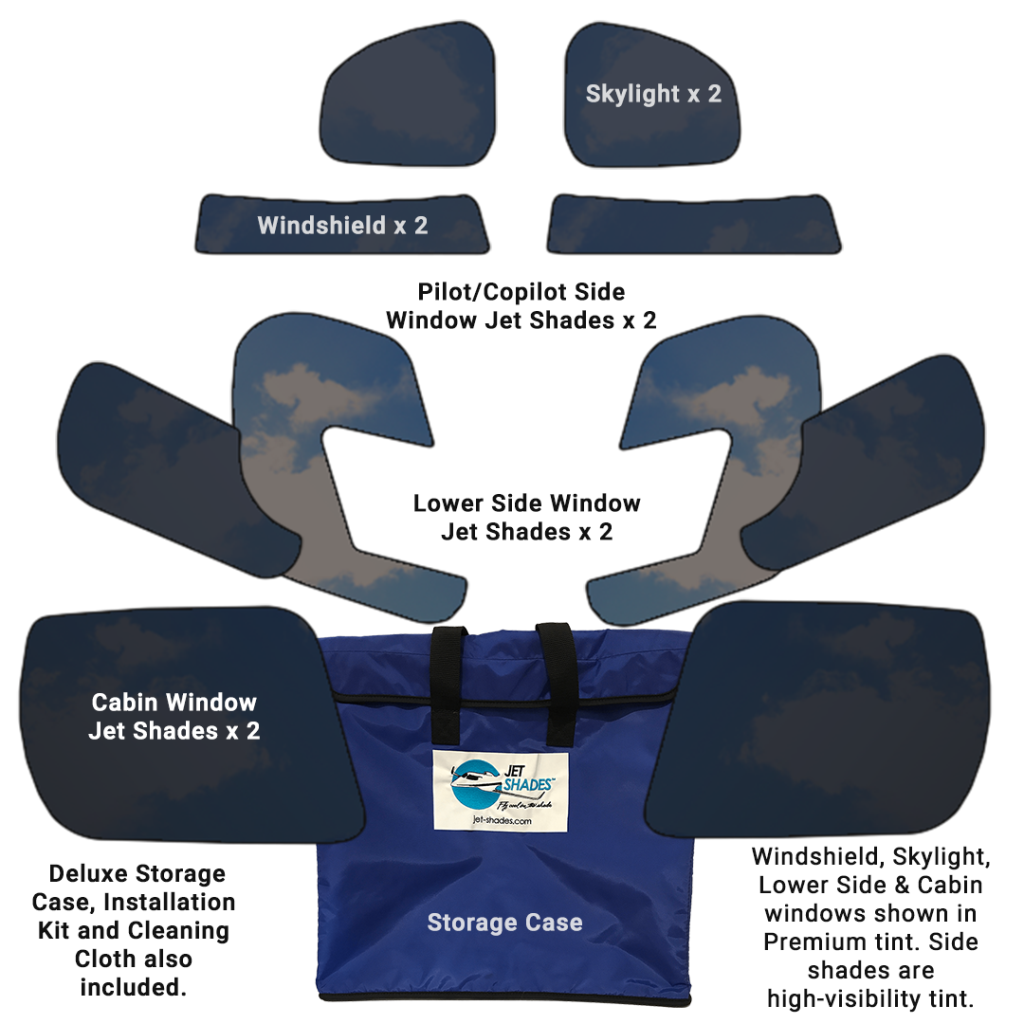 Airbus H125 Jet Shades Generation 2 Professional Series - Jet Shades, LLC