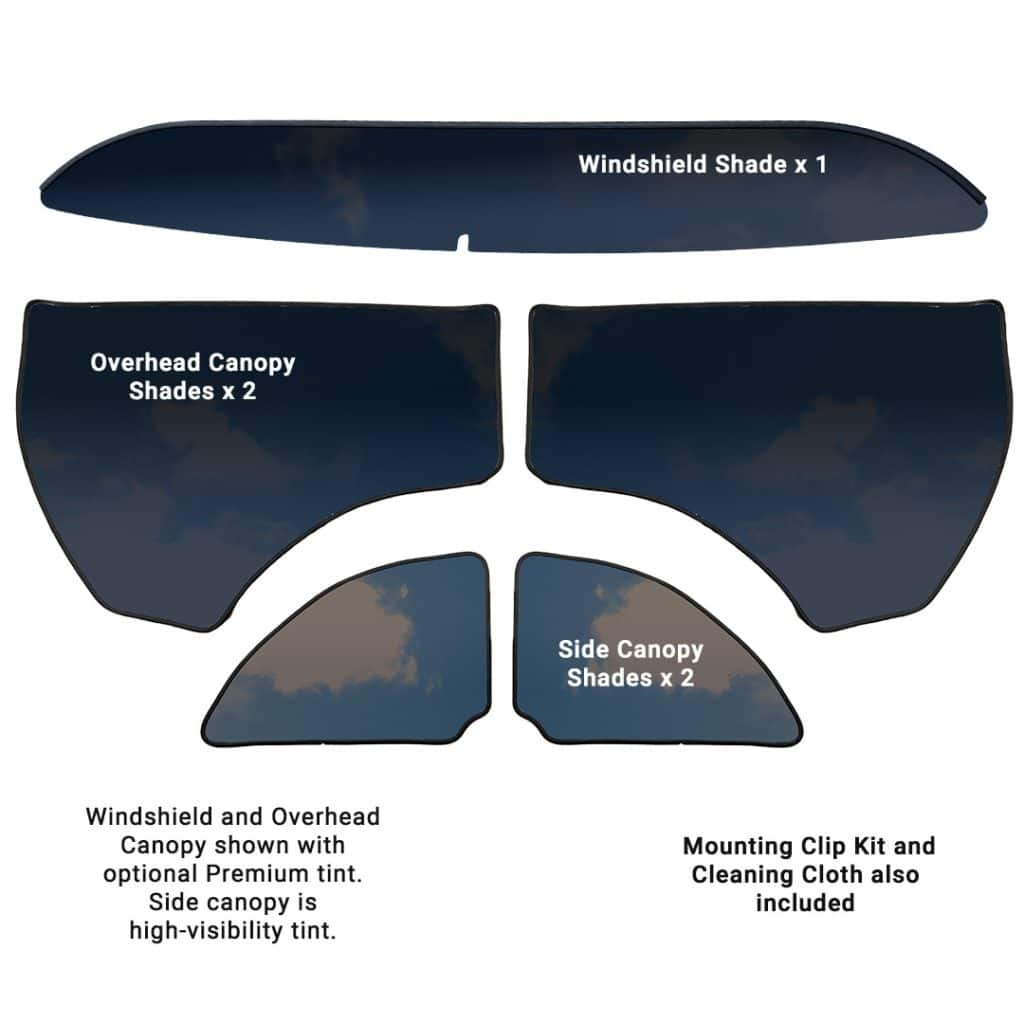 Van’s RV-6, RV-7, RV-9 Sliding Canopy Ultra-Thins Kit | Jet Shades
